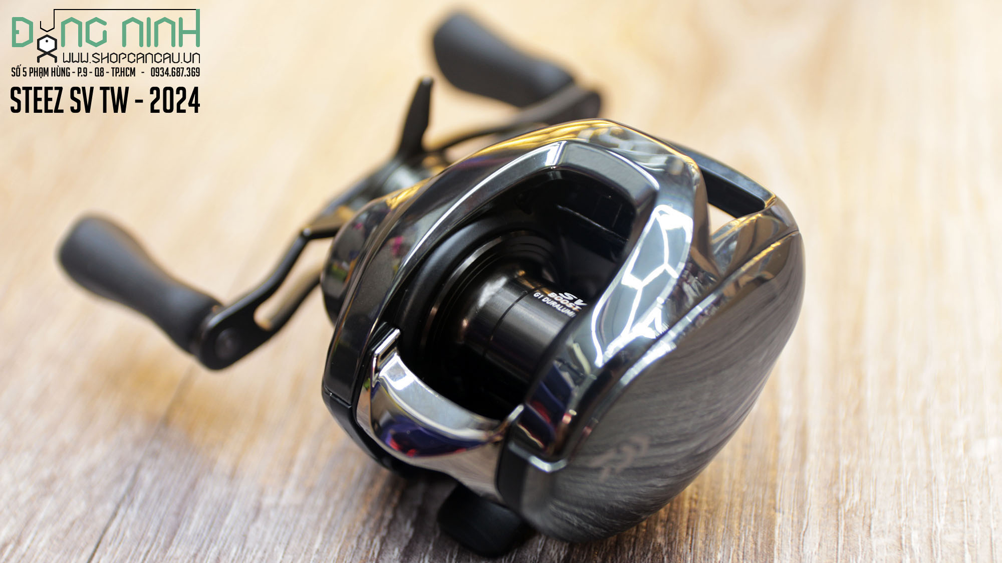 Máy ngang Daiwa Steez SV TW - 2024 - siêu phẩm Made in Japan